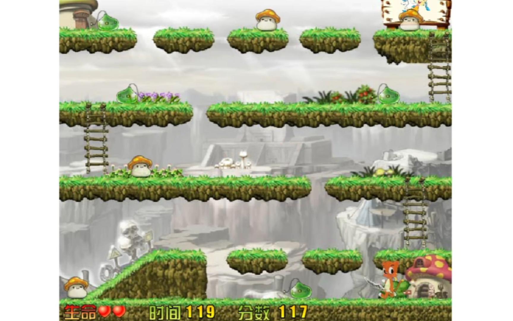 虹猫蓝兔怪物岛 找勇者之路系列时意外发现了这个【小游戏回忆录#65...