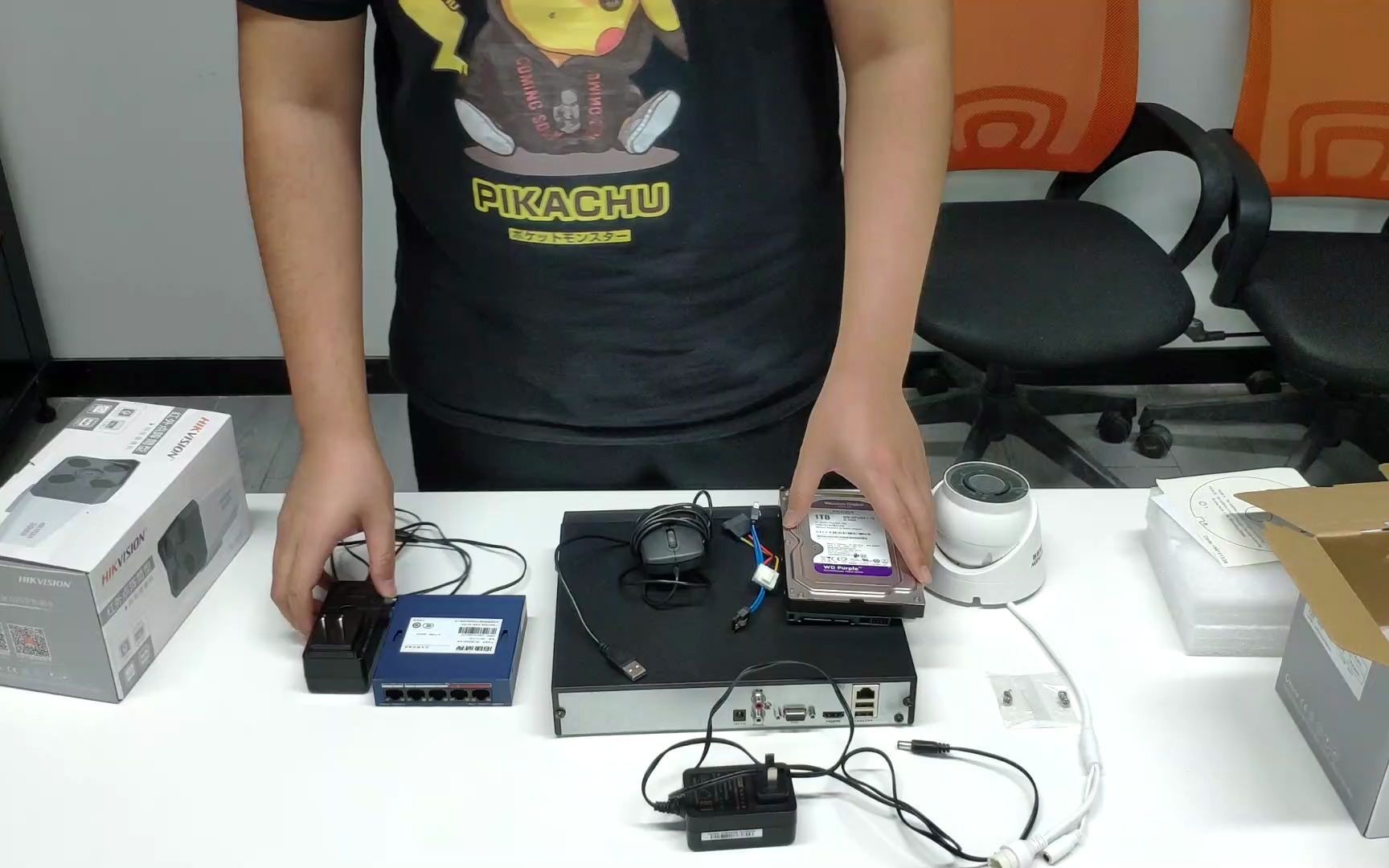 POE带交换机开箱介绍