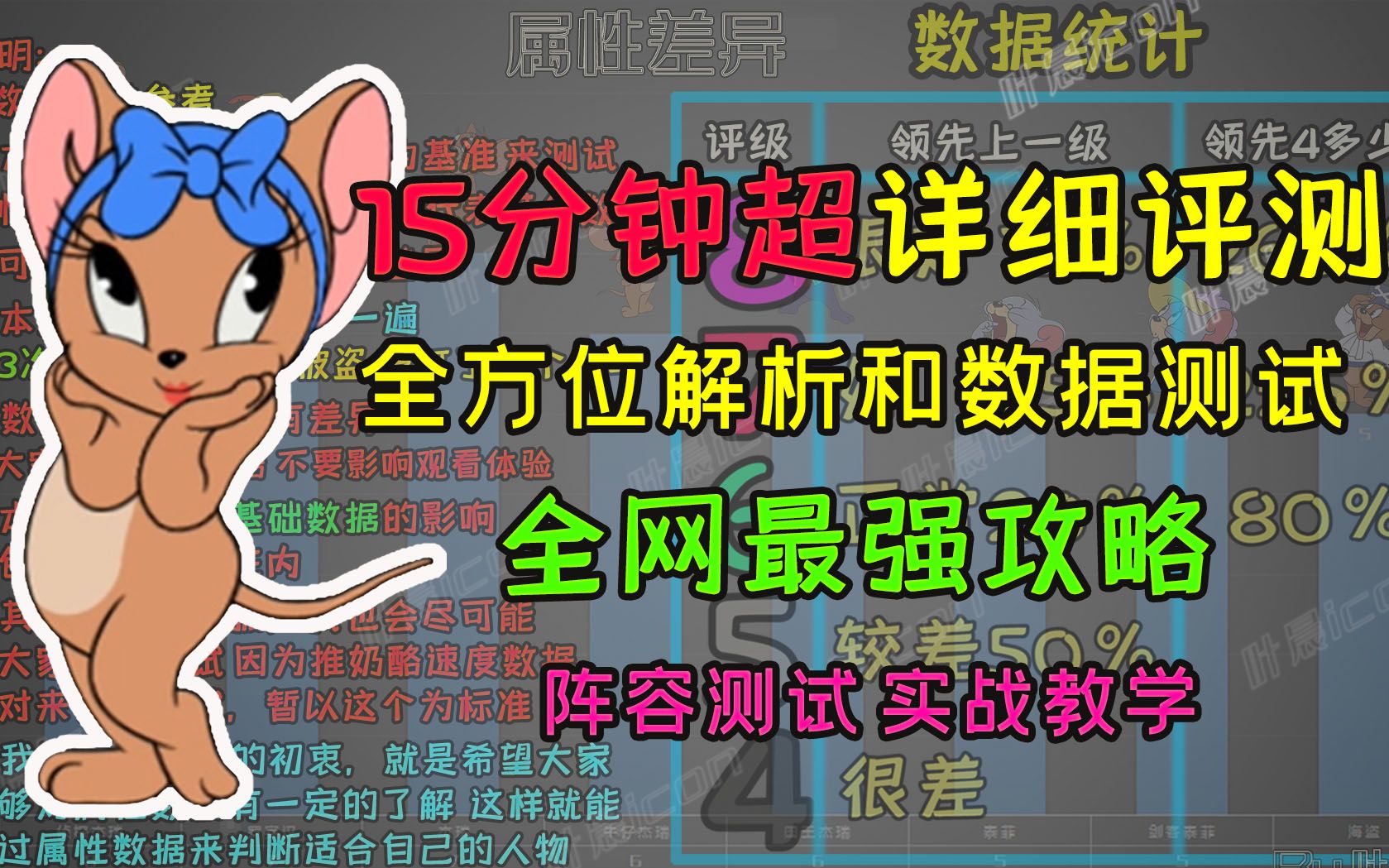 ...详细评测,全方位解析加数据分析,阵容测试加实战教学,全网最强攻略