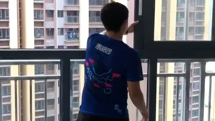 惠州东江月岛阳台封窗效果