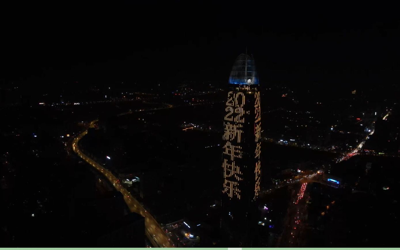【济南】倒计时时刻!绿地高楼2022跨年航拍