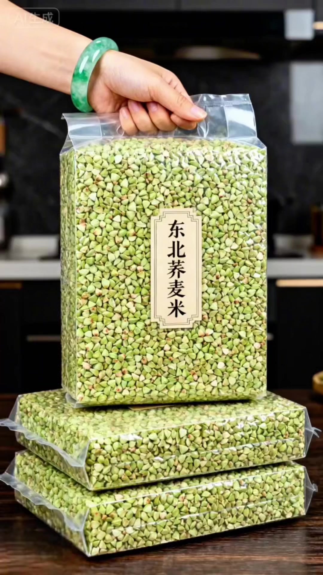 正宗农家东北荞麦米!新鲜的荞麦米!东北黑土地种出来的高品质粗粮...