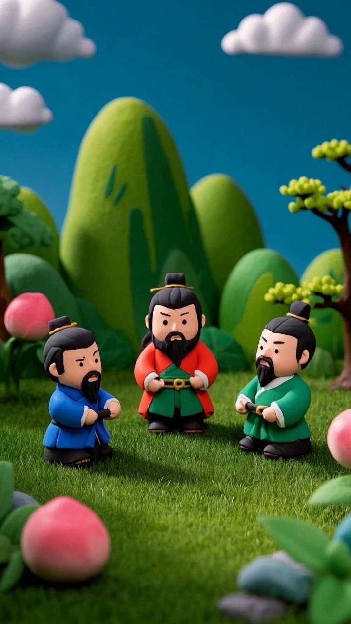 3D卡通风格呈现经典童话场景,可爱拟人化角色在魔法森林与童话城堡...