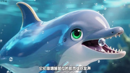 海豚模仿声音、奇妙能力展示、动物行为探秘