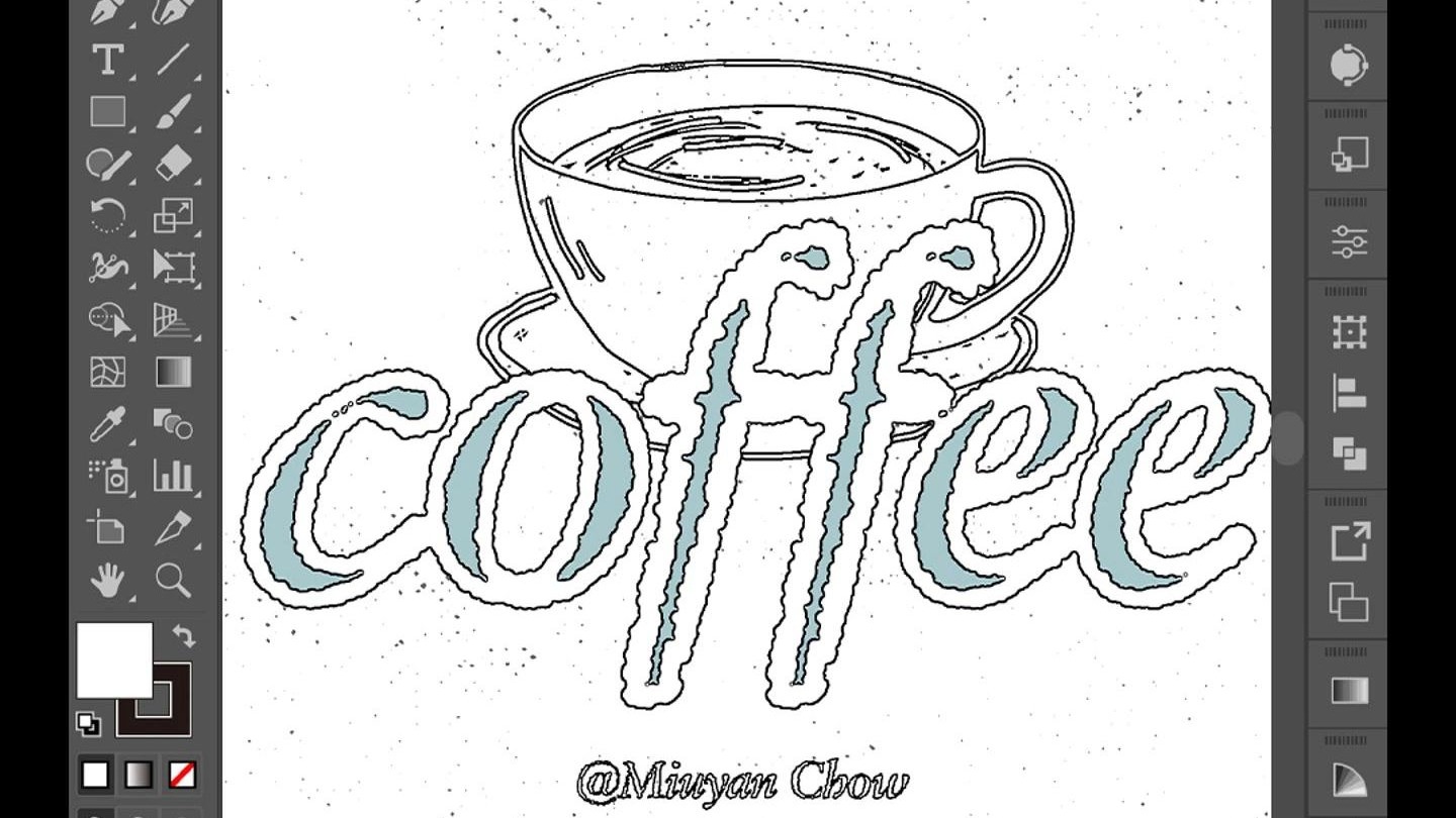 设计教程|快速完成可编辑复古墨迹文字效果,2分钟搞定!保姆级AI软件...