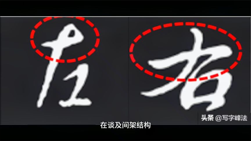 书法中的主笔与“横长撇短”和“横短撇长”的关系