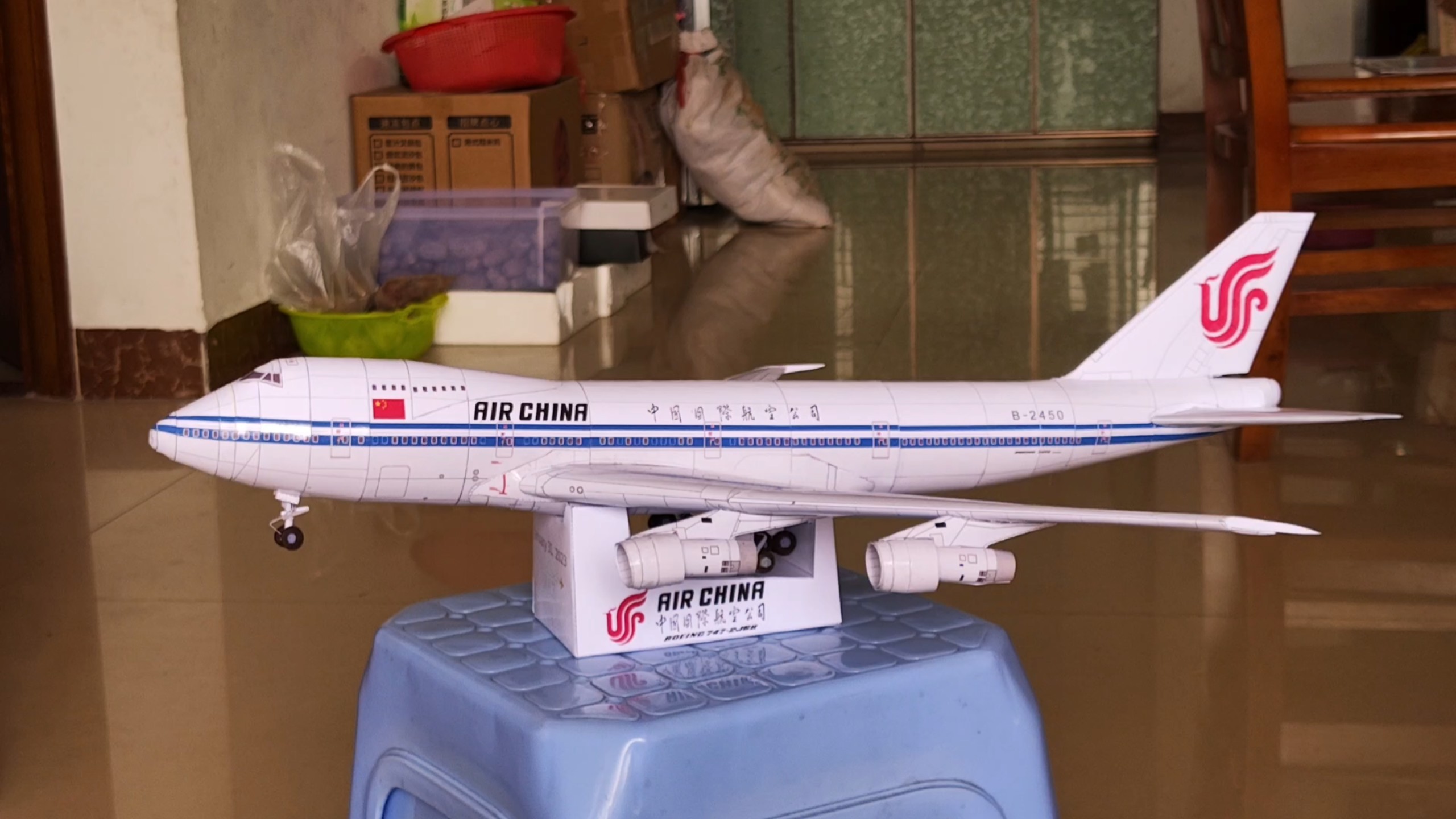 波音747-200纸模型