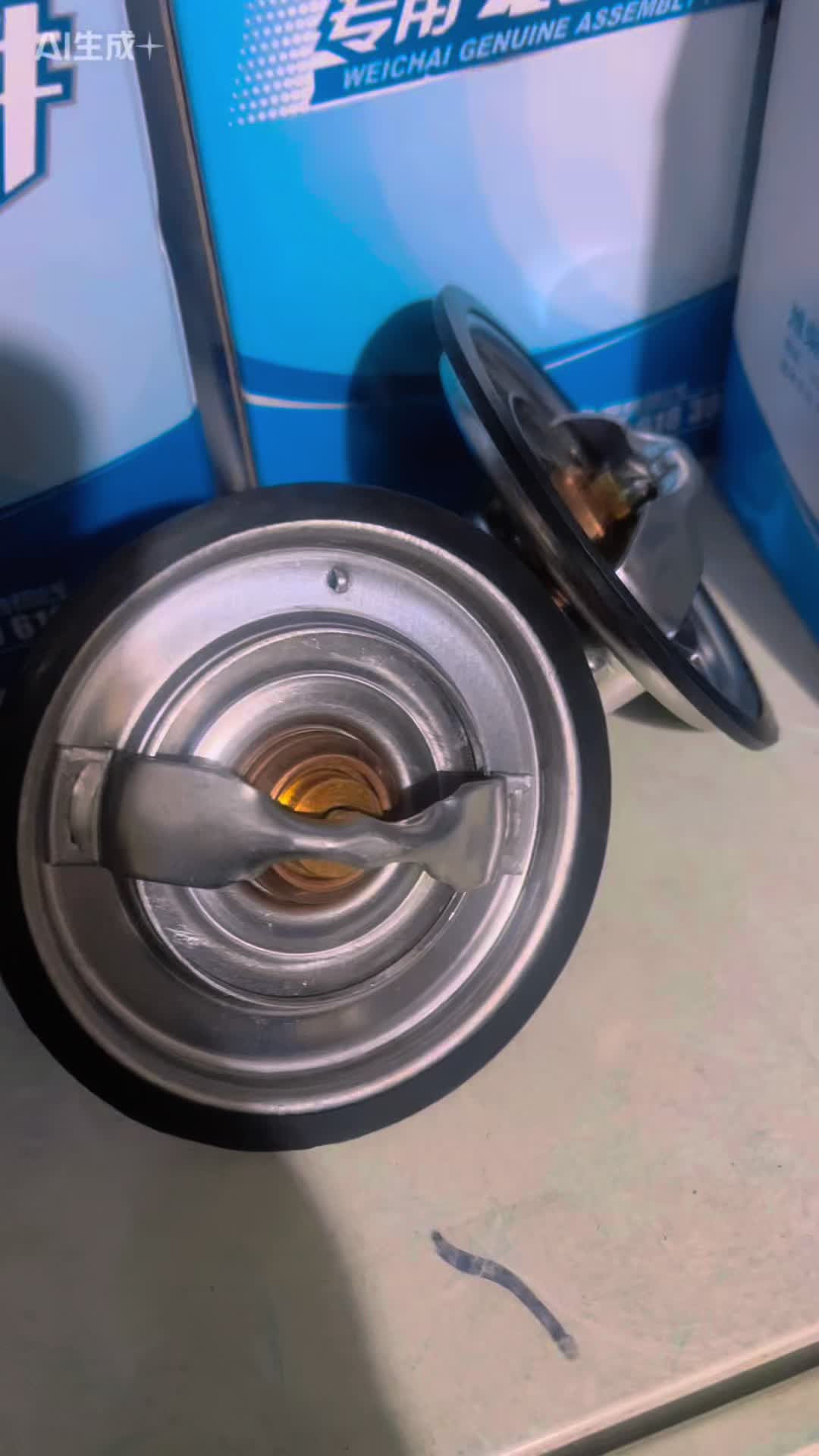 潍柴原厂节温器,传感器,机油滤芯#配件大全 #汽车保养与维修 #机油 #...