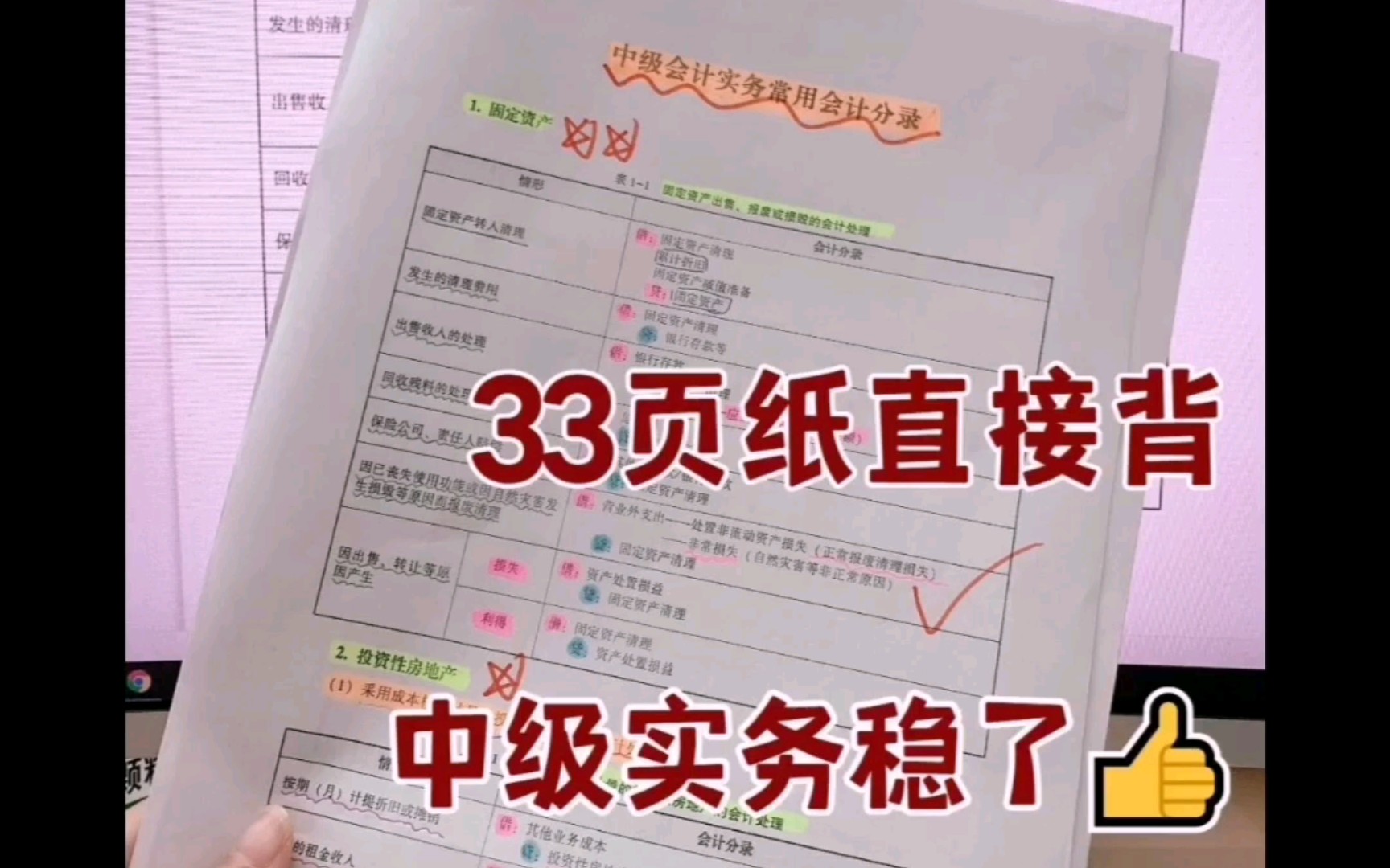中级会计分录,不用翻书找啦,打印直接用!