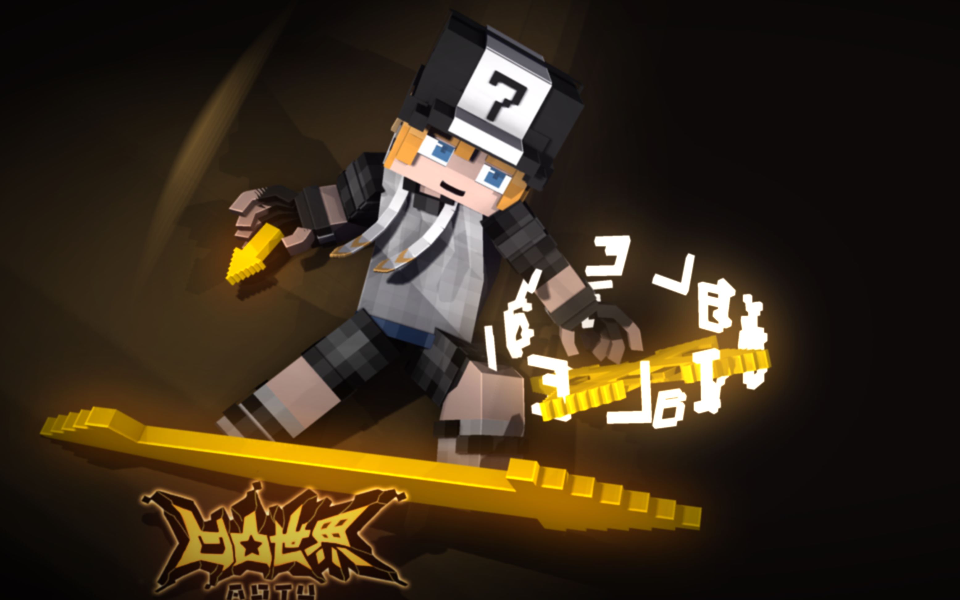 当凹凸世界遇上我的世界!金方得可爱!minecraft动画动态壁纸mine_...