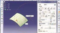 catia v5自由曲面通过控制点修改曲面曲线11-4-1