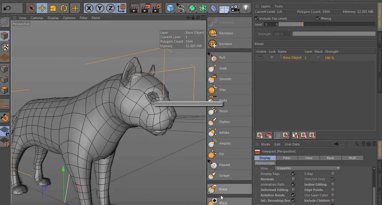 C4D四足动物建模贴图绑定全面教程