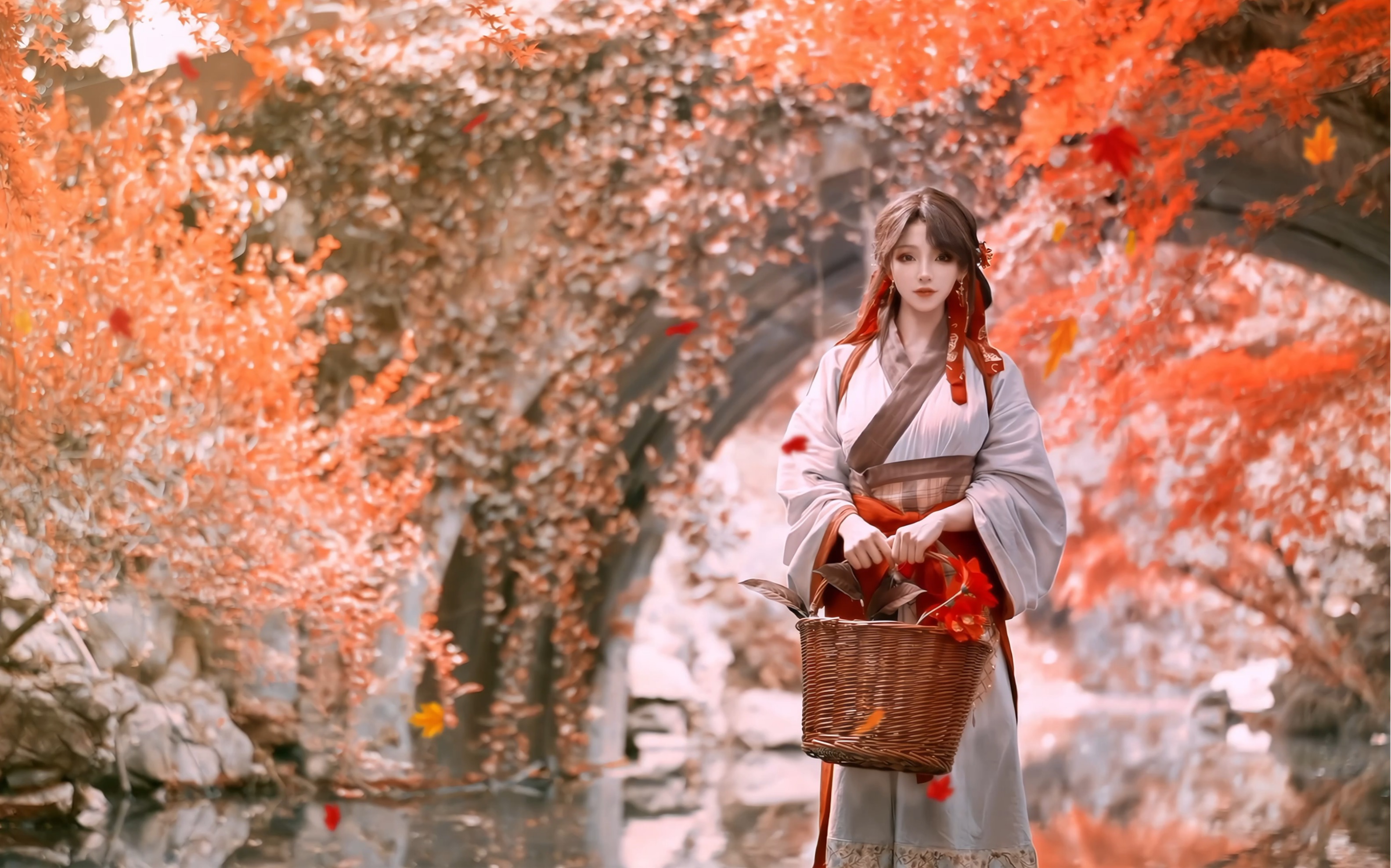 AI?春天的火桑林?完美世界火灵儿cos