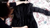 2013新款波司登羽绒服 潮女双层领加厚中长款