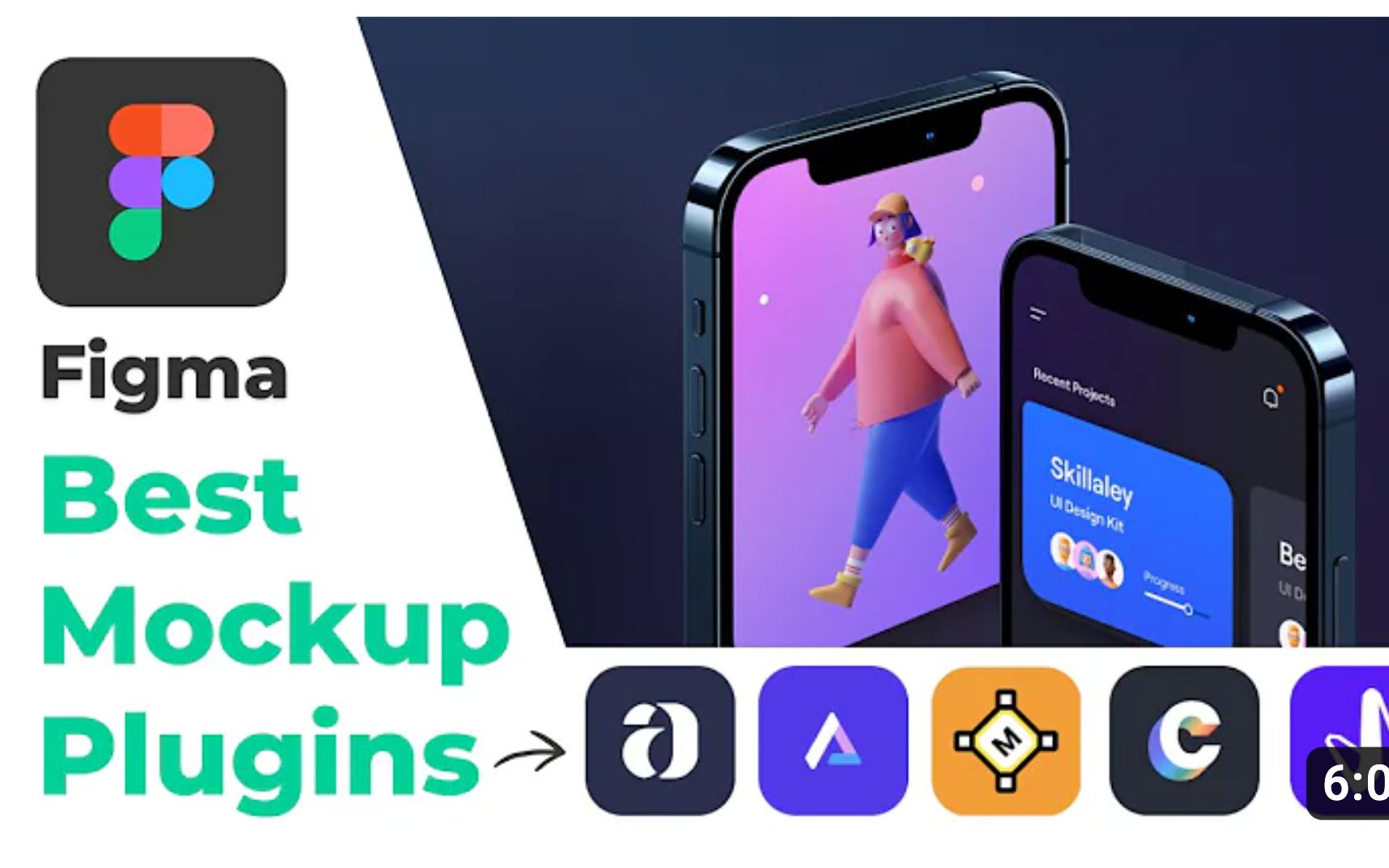 快速教程ߒ�Figma插件创建样机模型|UI/UX设计
