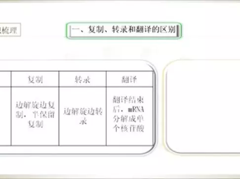 19DNA的复制、转录、翻译三者的比较