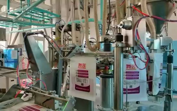 全自动阀口灌装粉剂包装机 腻子粉包装机 定量包装秤流水线 山东本森...