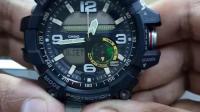 卡西欧 G-Shock GG-1000 指针设置 震动 时间调节 手表维修