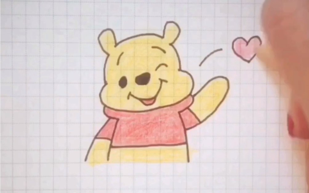 维尼熊简笔画