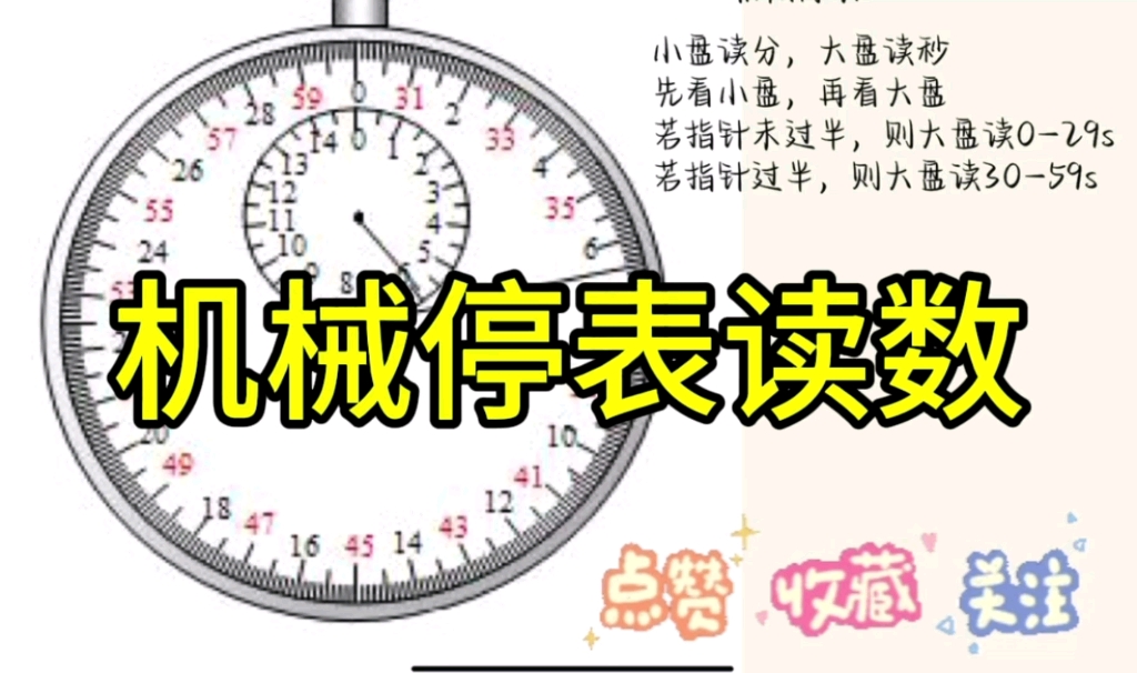 机械停表一点都不难!