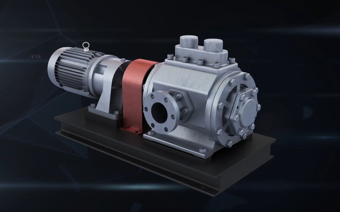 3HB系列滚动滑片泵-三维动画演示