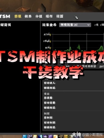 魔兽世界制造业成本利润设置详细教程新手盒子下载必备插件拍卖行...