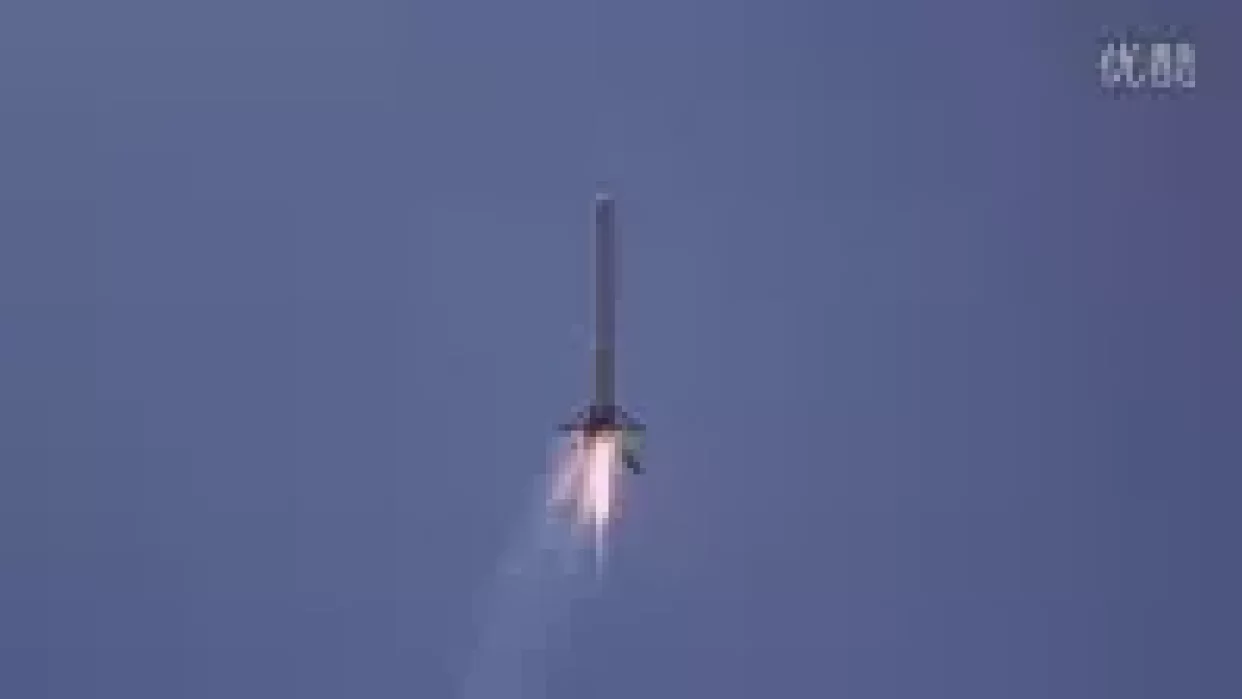 实拍火箭发射升空全过程