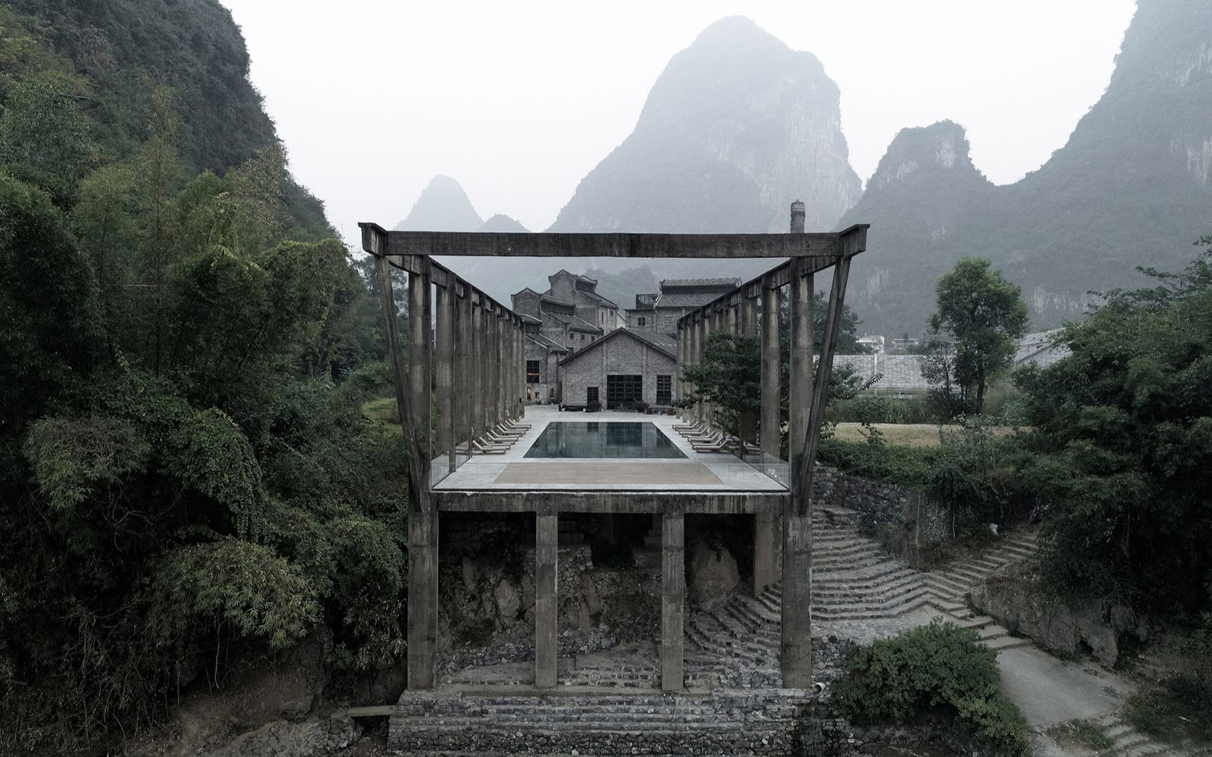【建筑案例分析6】阿丽拉阳朔糖舍酒店,桂林 / 直向建筑