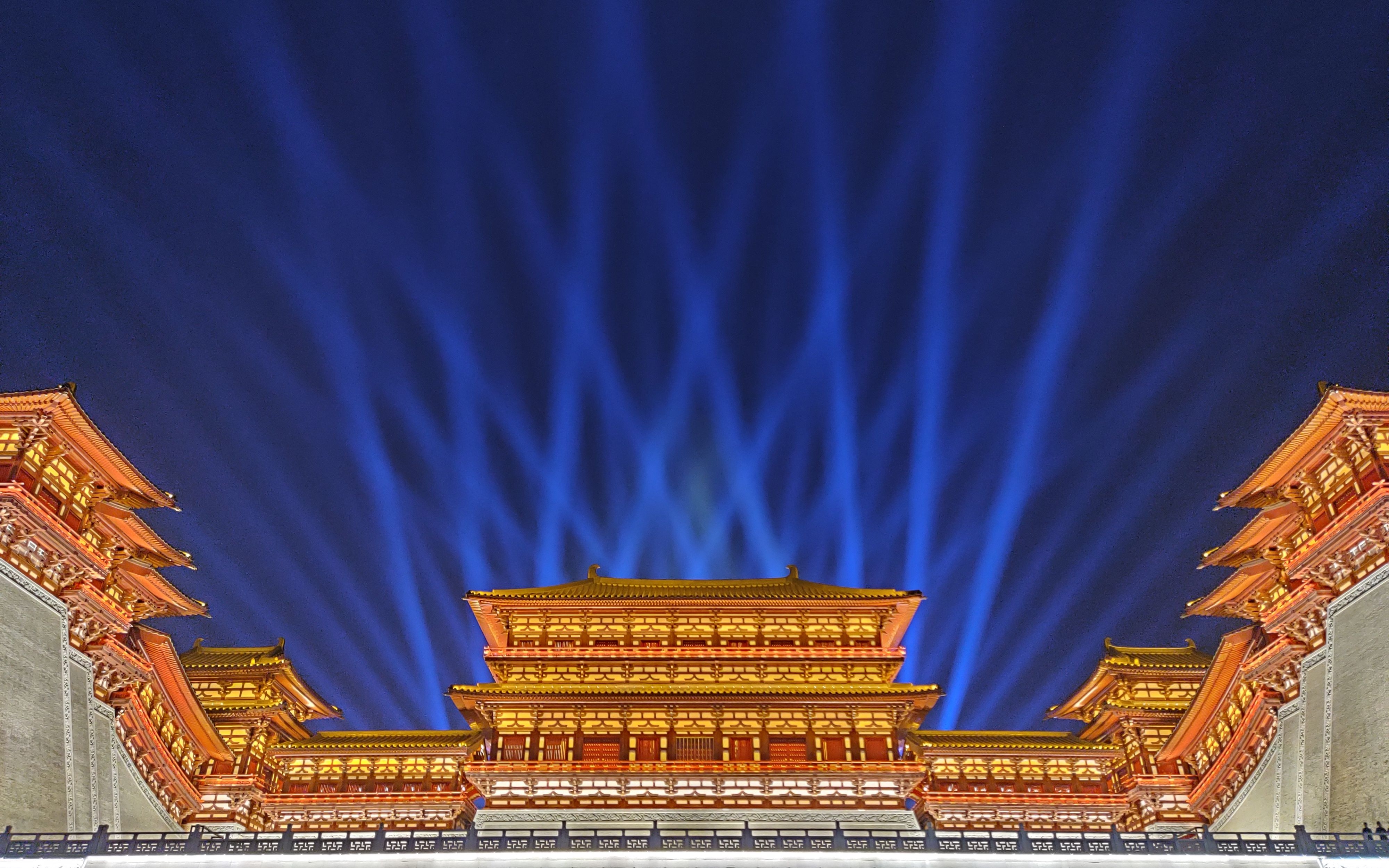 神都月,中华情!2020年央视秋晚洛阳开元湖大型烟花秀20分钟原声完整版