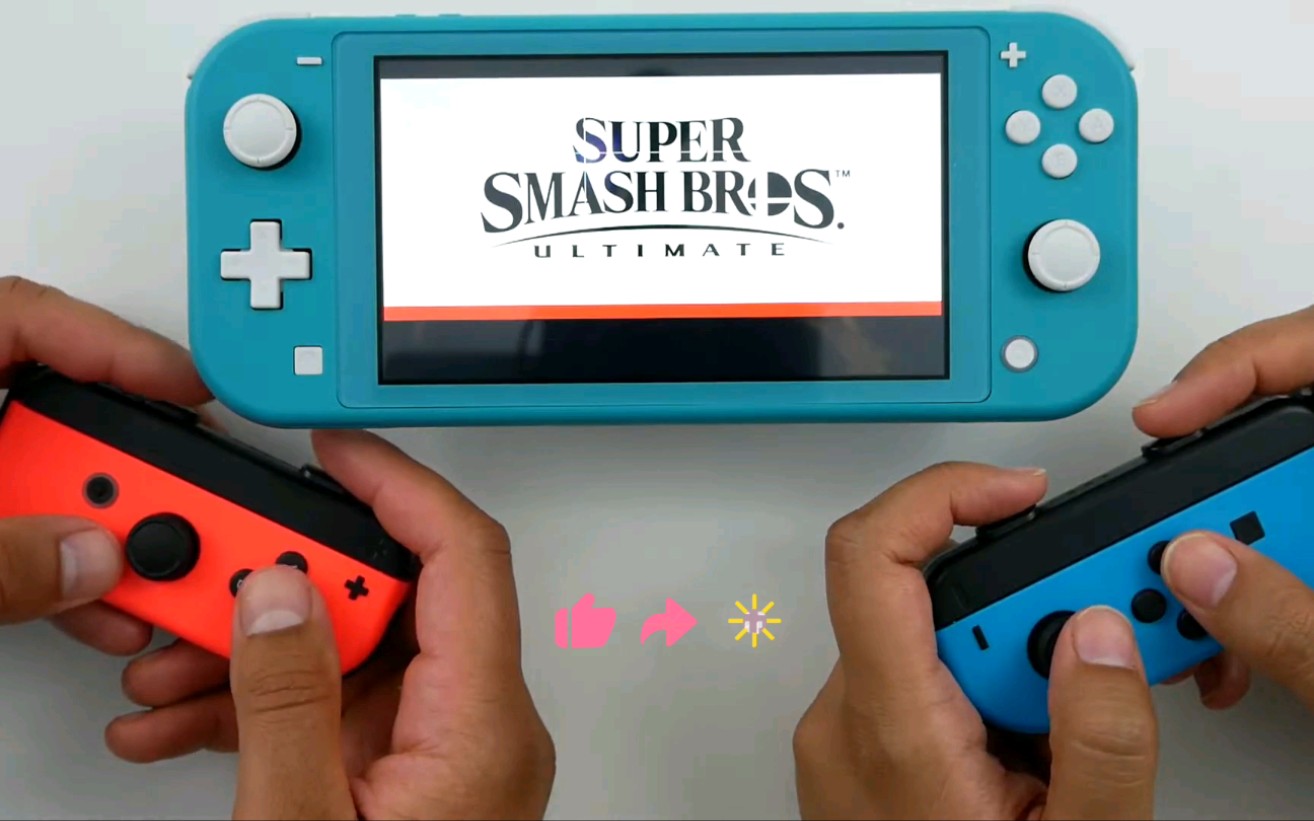 Switch Lite双人同屏玩『任天堂明星大乱斗』是什么体验?