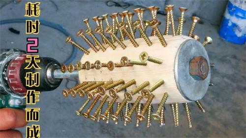 耗时2天时间 几百个木螺丝制作而成 实用小工具分享给大家