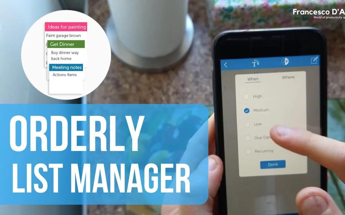 有序:列表管理器应用程序审查(Orderly: List Manager app review)