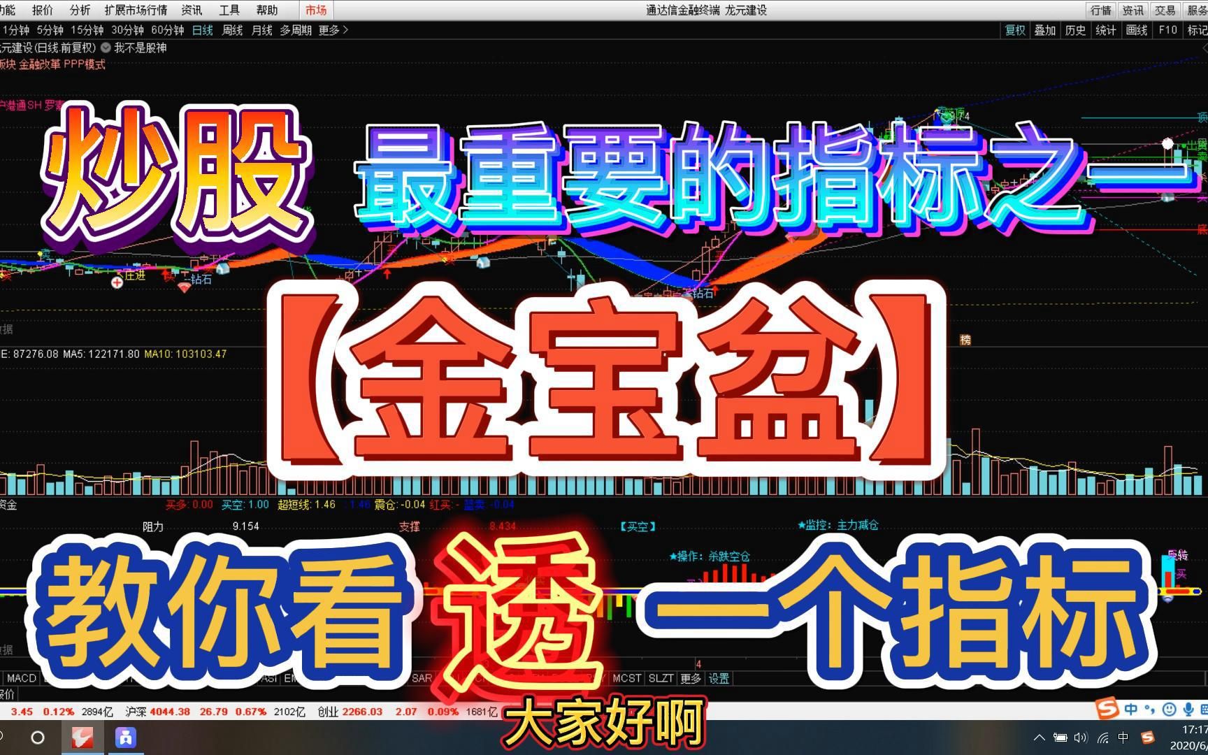 干货教学【金宝盆】指标,简单有效,看懂才炒股,绝不做韭菜!