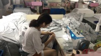 羽绒被缝制工艺流水线视频教程/滚绳1