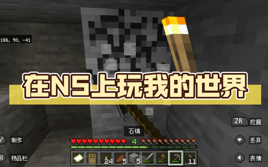 在NS上玩我的世界