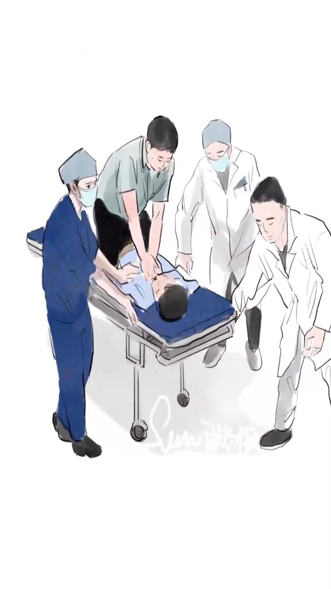 只因巡检时多看了一眼,挽回一条生命 #画画 #记录真实生活