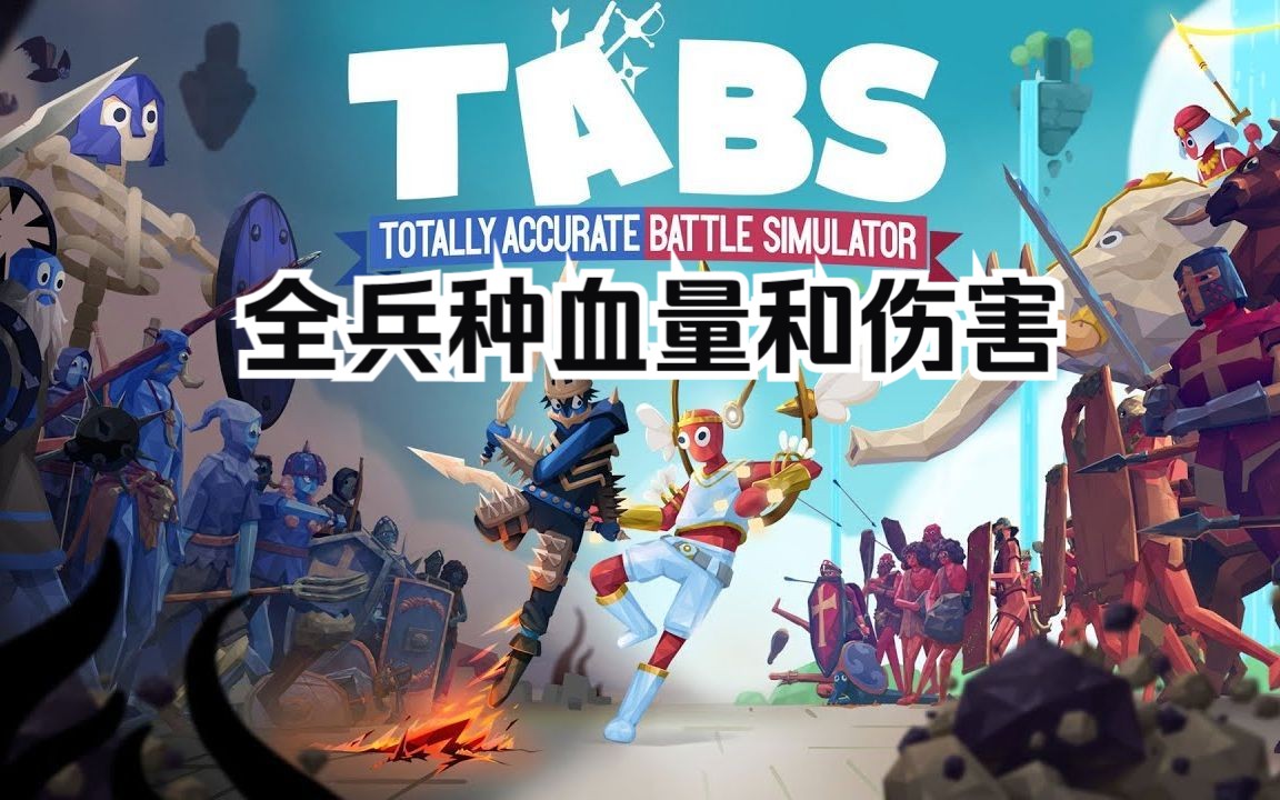 【TABS】全面战争模拟器 全兵种血量和伤害预览