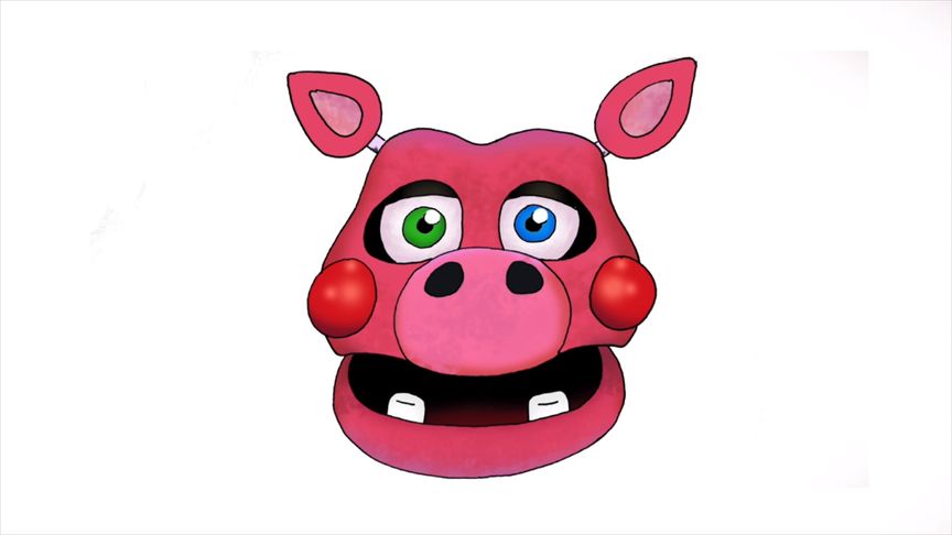 教你如何一步一步画卡通动漫动物猪的脑袋