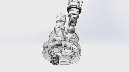 活塞式压缩机结构解析,3D动画演示,专业人士必学
