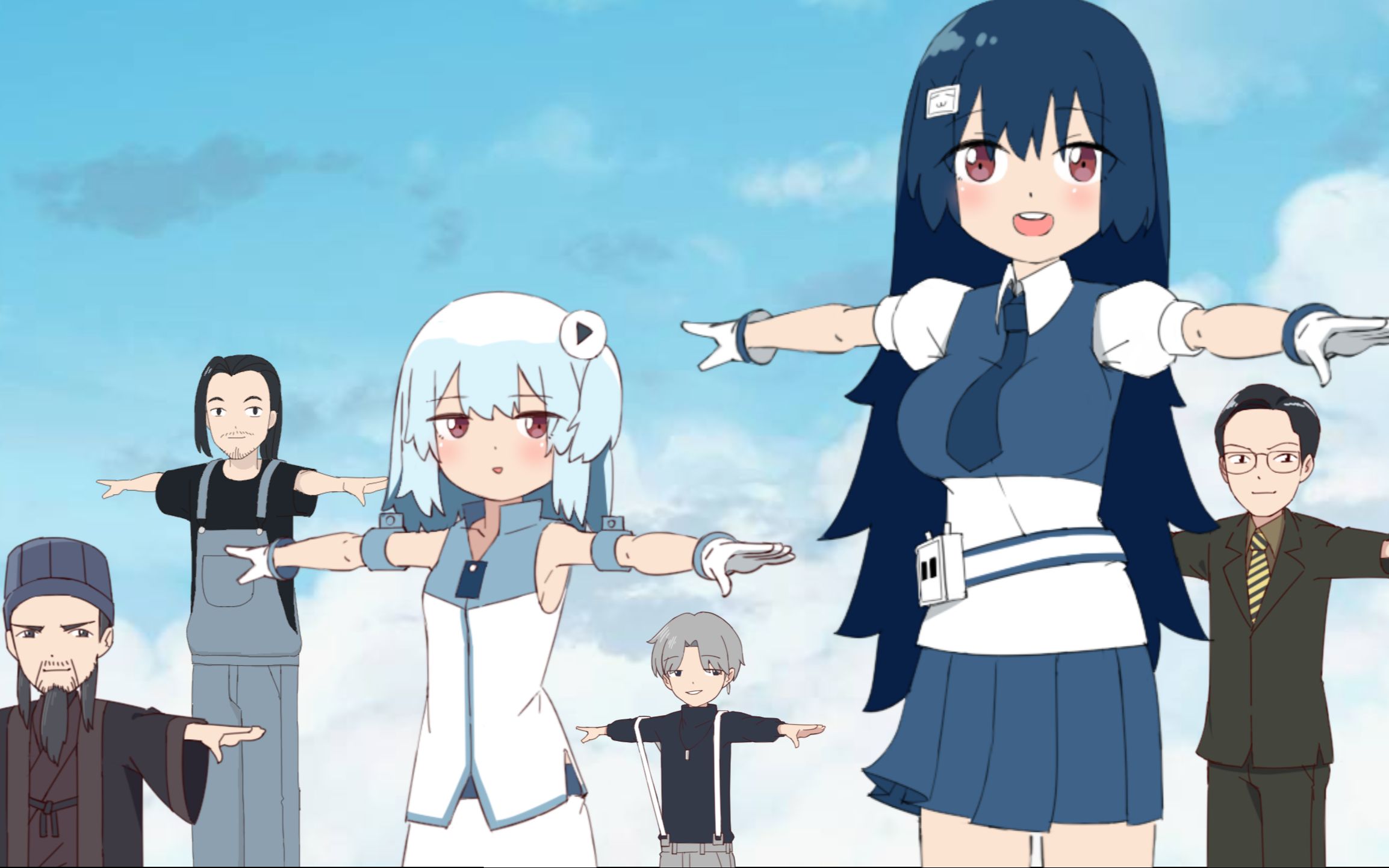 b站全员螺旋上天!龙女仆op重制!