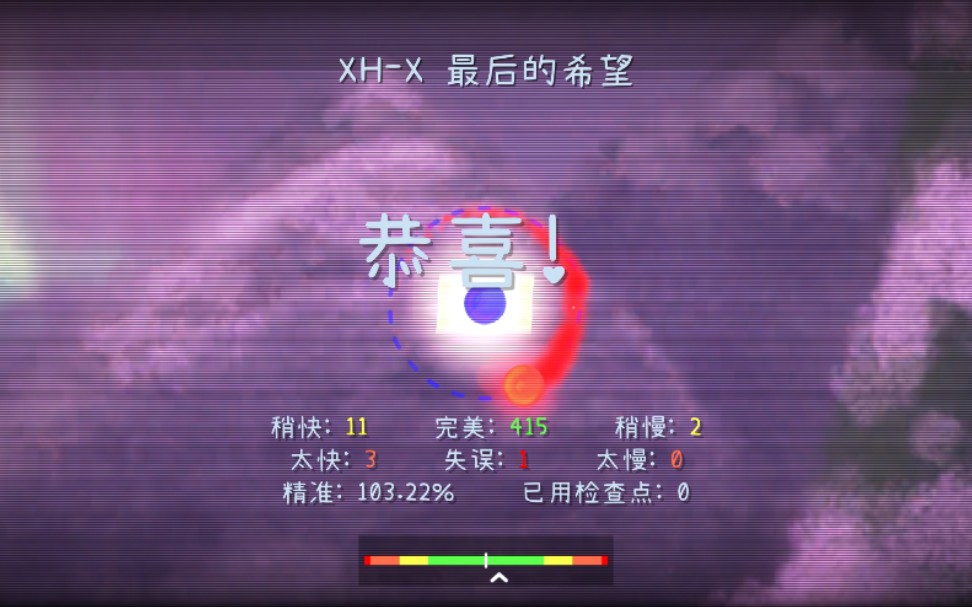 【冰与火之舞】XH-X 最后的希望 100%过关手元(103.22%精准度)