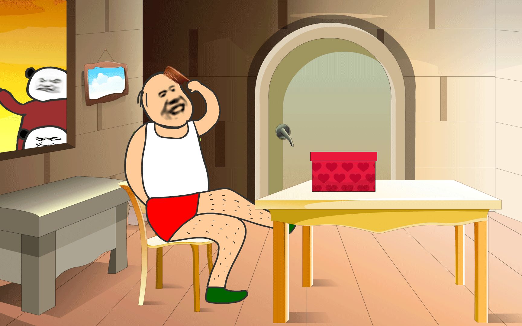 劲爆的生日蛋糕