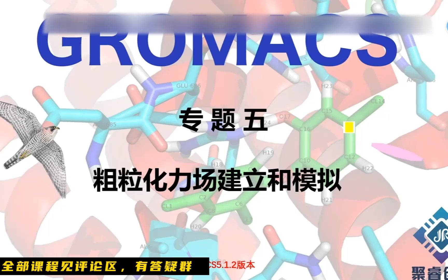 GROMACS分子模拟:粗粒化力场建立和模拟仿真