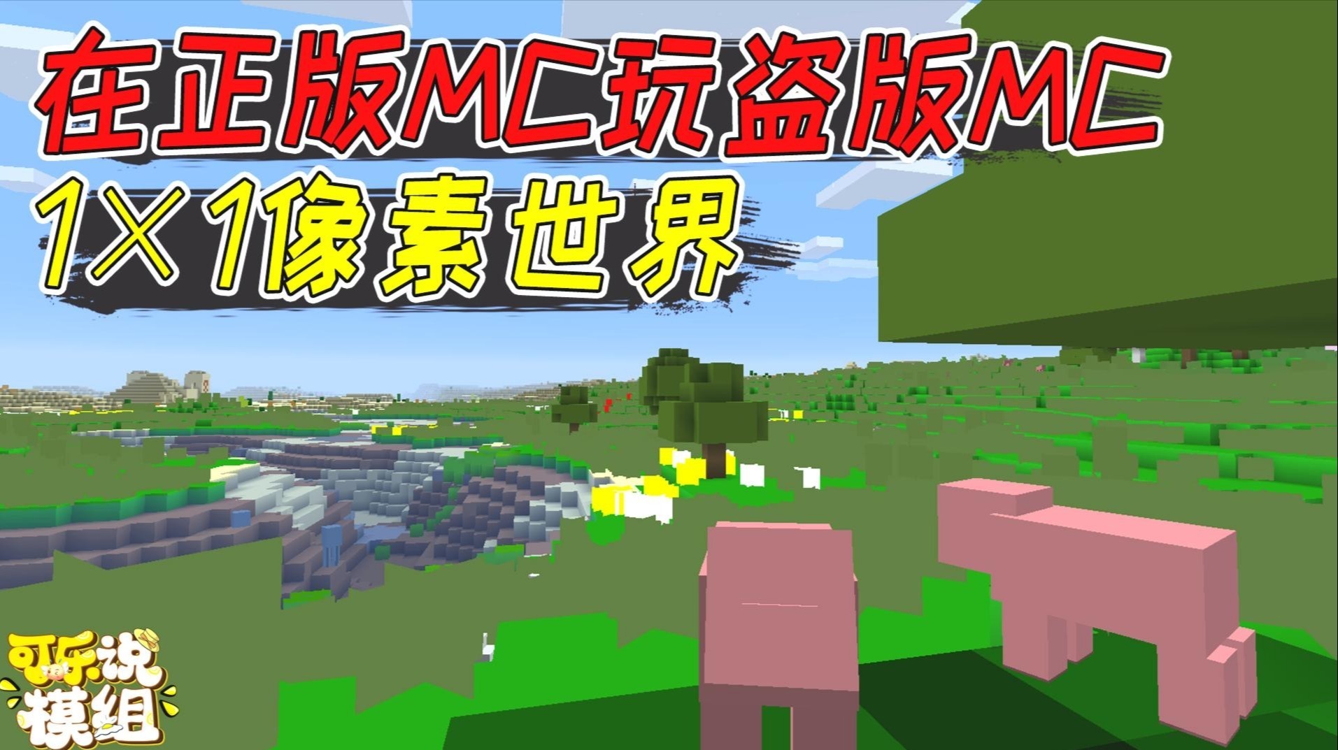 我的世界:在正版MC里玩盗版MC