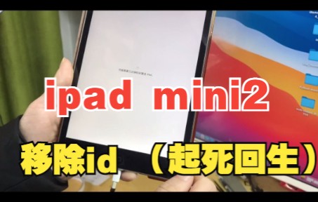 pad mini2 移除id(起死回生)