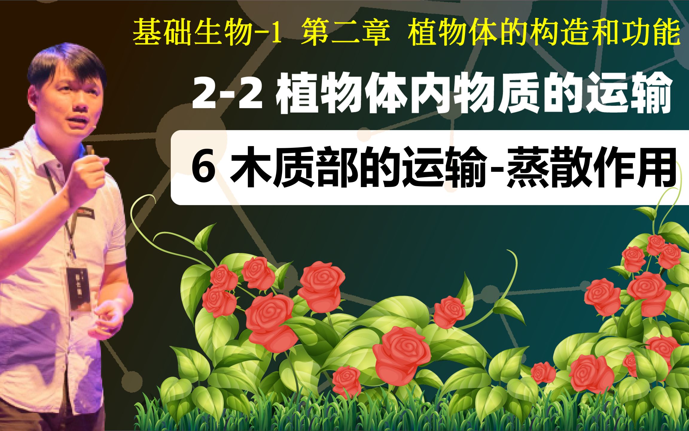 基础生物学 2-2.6 木质部的运输-蒸散作用