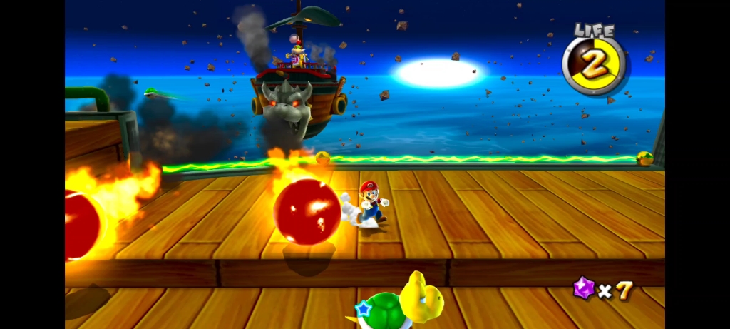 安卓海豚模拟器试玩wii游戏马里奥银河