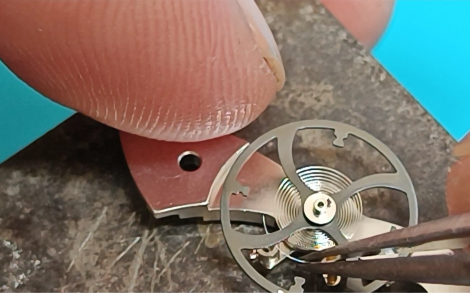 vs欧米茄海马8500机芯游丝断了,如何维修?