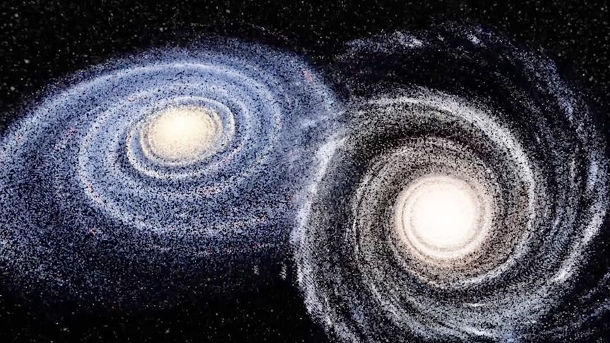 如果银河系与仙女星系碰撞会怎么样?平时根本看不到