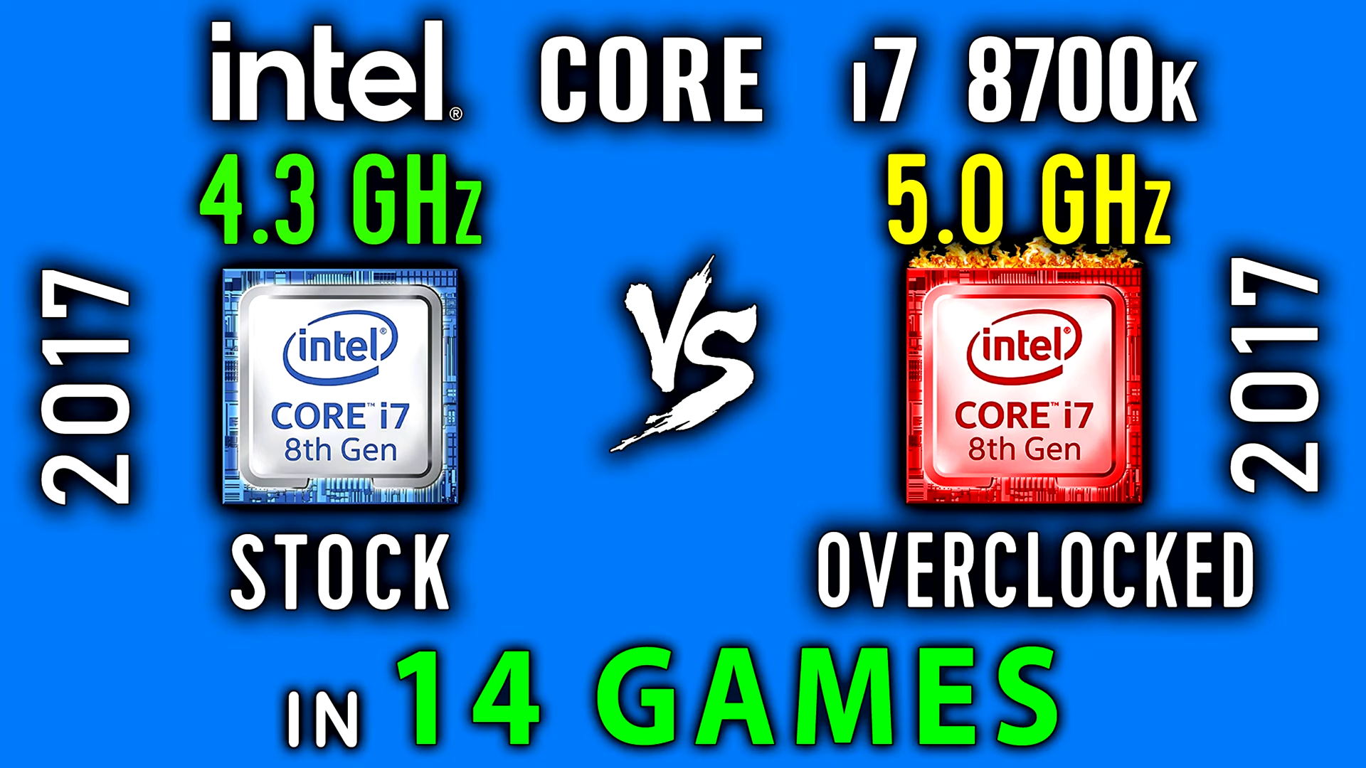 CPU测试14款游戏性能对比!i7 8700 vs i7 8700k_单机游戏热门视频